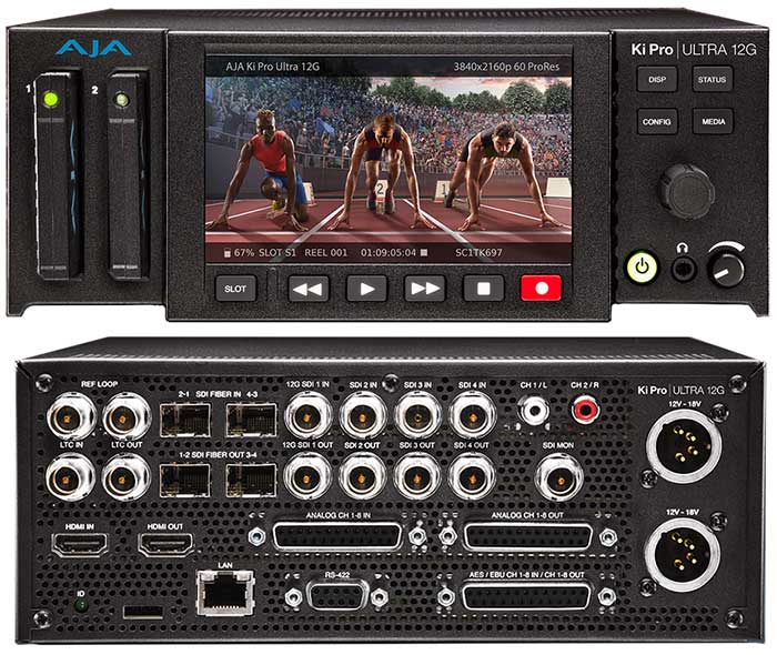 AJA KI PRO ULTRA PLUS 4K RECORDER | Professional 4K/UltraHD/HD Recorder ...